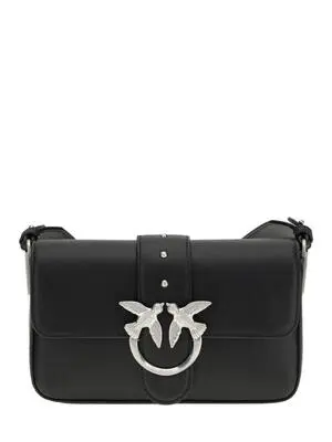Pinko Mini Love Shoulder Bag - Black