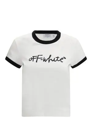 Off-White Script Logo T-shirt - White