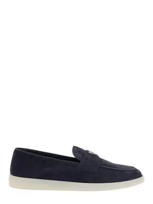 Prada Suede Loafers - Blue