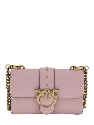 Pinko Love One Small Shoulder Bag - Pink