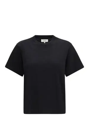 Loulou De Saison Telanto T-shirt In Supima Cotton - Black