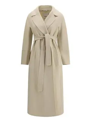 'S MAXMARA S Max Mara Elisa Belted Wool Coat - Beige