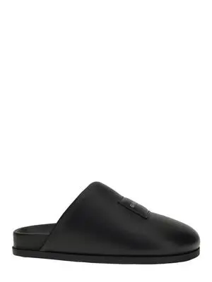 Givenchy Padded Leather Mules - Black