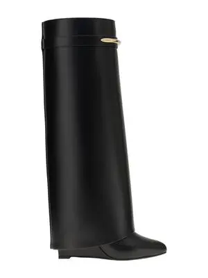 Givenchy GIVENCHY Leather Shark Boots Black