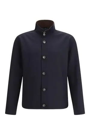 Herno Double Light Stretch Wooly Jacket - Blue