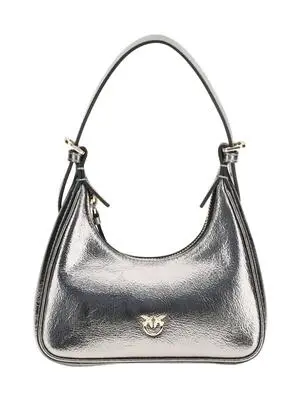 Pinko Baby Miss Shoulder Bag - Silver