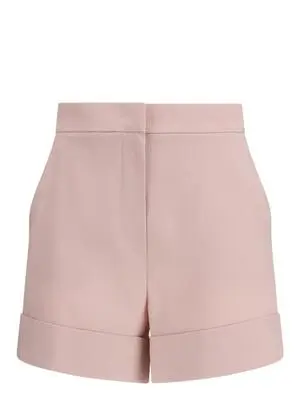 Max Mara Max Mara Mohair And Silk Canvas Shorts Pink