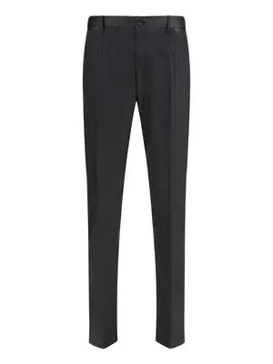 Dolce & Gabbana Striped Tailored Trousers - Black