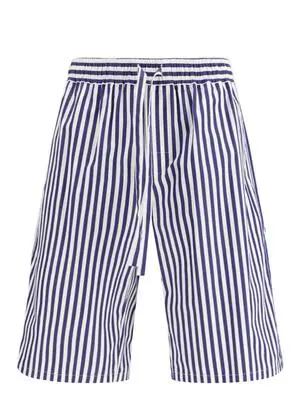 Dolce & Gabbana Striped Drawstring Shorts - Multicolour