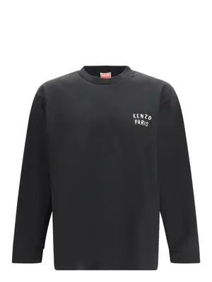 Kenzo Relaxed Fit Long-sleeve T-shirt - Black