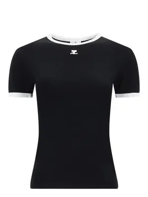 COURREGES COURRÈGES Logo T-Shirt