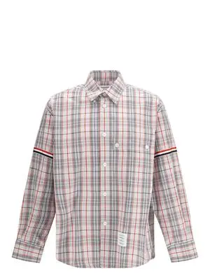 Thom Browne Check Shirt With Tartan Pattern - Multicolour