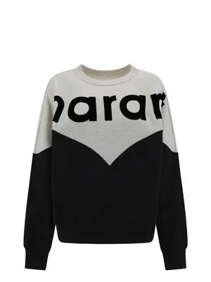 MARANT ETOILE Marant Étoile Cotton Houston Sweatshirt - Grey