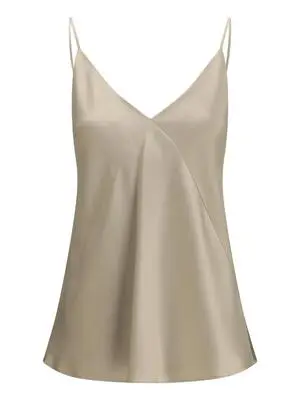 PIANOFORTE- MAX MARA Pianoforte Max Mara Bacco Silk Top - Beige