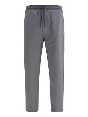 Brunello Cucinelli Straight Leg Pants In Stretch Cotton - Grey
