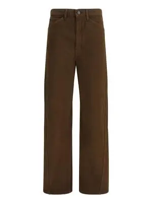LEMAIRE Five-pocket Twill Trousers - Brown