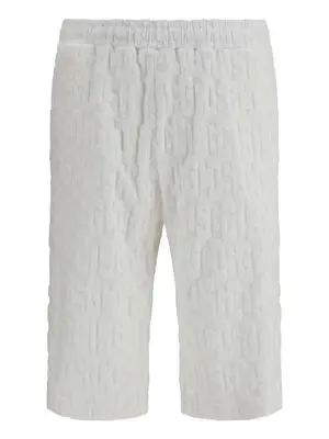 Gcds Monogram Jacquard Shorts - White