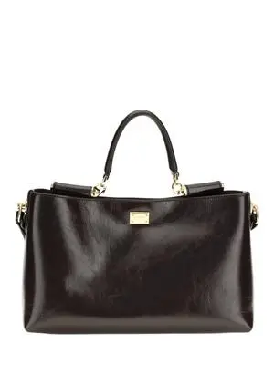 Dolce & Gabbana Vittoria Medium Handbag - Brown