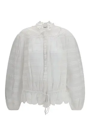 MARANT ETOILE Marant Étoile Polly Blouse With Embroidered Details