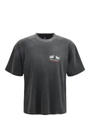 REPRESENT 24 Hour Service Graphic T-shirt Mae - Grey