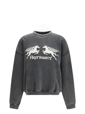 REPRESENT Pegasus Crewneck Sweatshirt - Grey