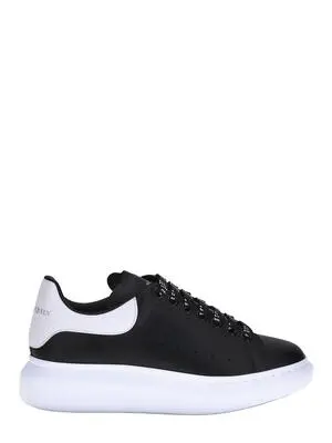 Alexander McQueen Alexander McQueen Leather Platform Sneakers Black