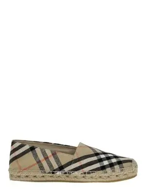 Burberry Burberry Mews Check Espadrilles Multicolour