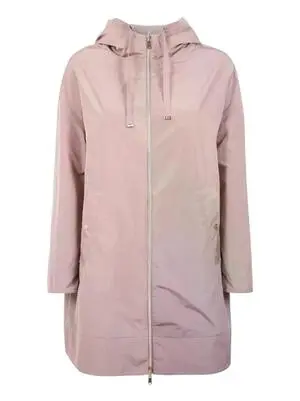 Herno Hooded Drawstring Jacket - Pink