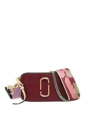 Marc Jacobs Snapshot Colorblock Leather Cross-body Bag - Red