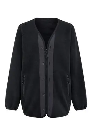 Comme Des Garçons Zip-up Cardigan - Black