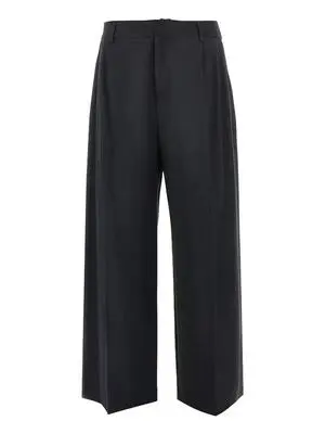 THESTROY Inno Pleated Wide-leg Trousers - Grey