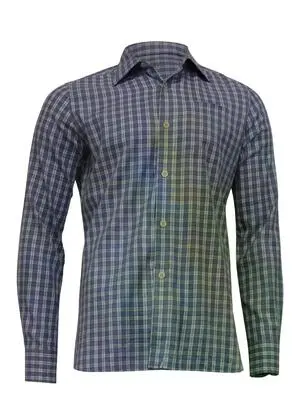 TOM FORD Plaid Button-down Shirt - Blue