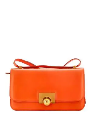 Bottega Veneta Smooth Calfskin Medium Shoulder Bag - Orange