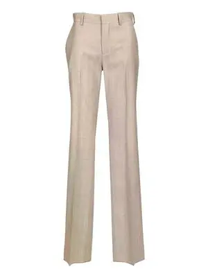 LATORRE Pinstripe Wide-leg Trousers - Neutrals
