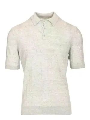 AL DUCA D’AOSTA 1902 Ribbed-knit Polo Shirt - Grey