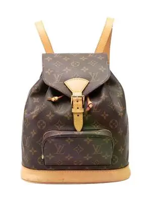LOUIS VUITTON Monogram Montsouris Mm Backpack - Brown
