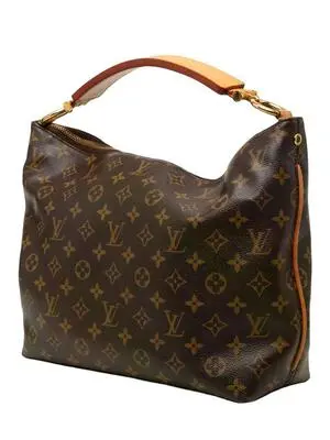 LOUIS VUITTON Monogram Sully Pm Shoulder Bag - Brown