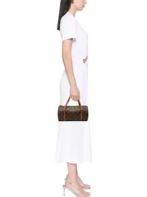 LOUIS VUITTON Monogram Papillon 26 Handbag - Brown