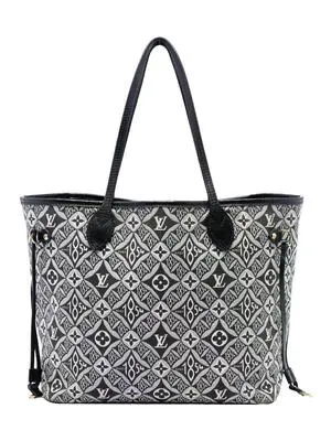 LOUIS VUITTON Monogram Jacquard Since 1854 Neverfull Mm Tote Bag - Black