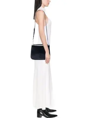 Saint Laurent Medium Spontini Crossbody Bag In Smooth Calfskin - Black