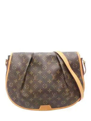LOUIS VUITTON Monogram Menilmontant Mm Crossbody Bag - Brown