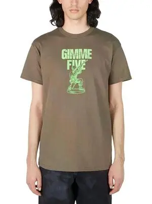 GIMME 5 Soldier Graphic-print T-shirt - Green