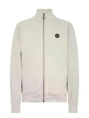 Philipp Plein Zip-up Sports Jacket - Neutrals