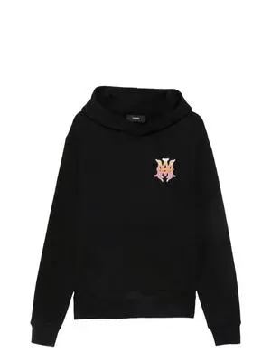 Amiri Logo Print Hoodie - Black