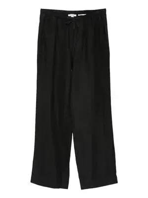 Marc O'polo Drawstring Elasticated-waistband Trousers - Black