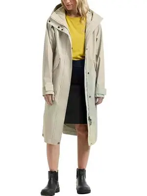 DIDRIKSONS Melinda Hooded Touch-strap Coat - Neutrals
