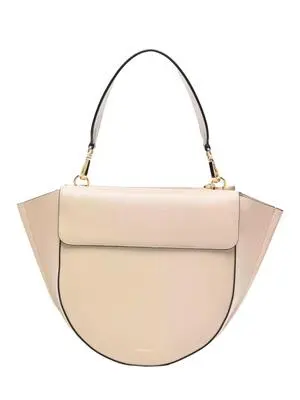 WANDLER Medium Hortensia Leather Tote Bag - Neutrals