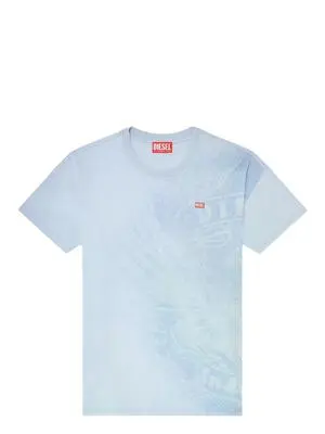 DIESEL® Logo-print Jersey T-shirt - Blue