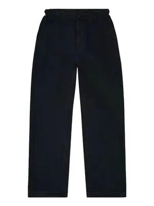 DIESEL® Cotton Wide-leg Trousers - Black