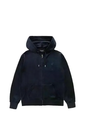 Juicy Couture Oversized Velour Hoodie - Blue